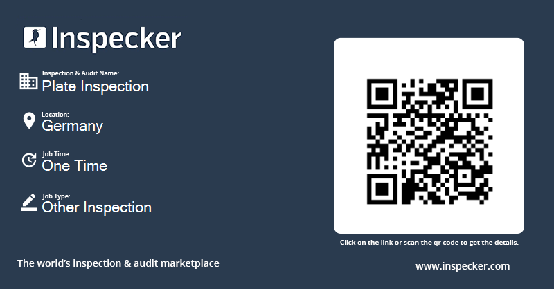 Plate Inspection - Inspection and Audit Marketplace