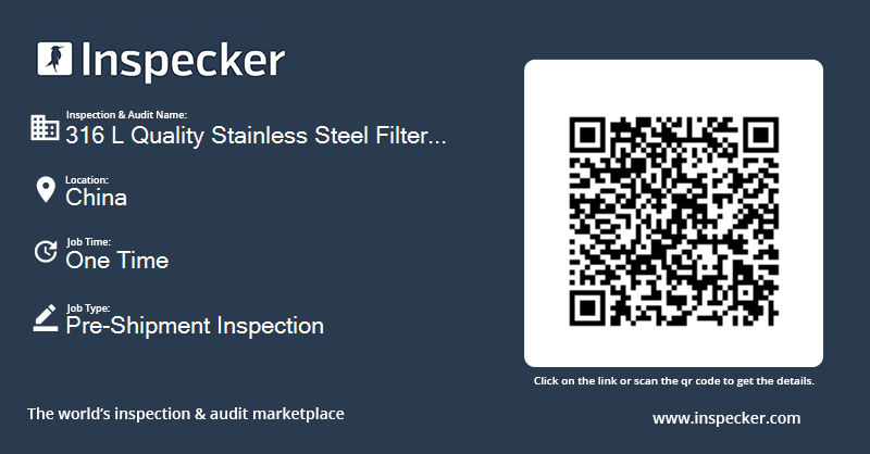 316 L Quality Stainless Steel Filter Chamber Pre-Shipment And Loading ...