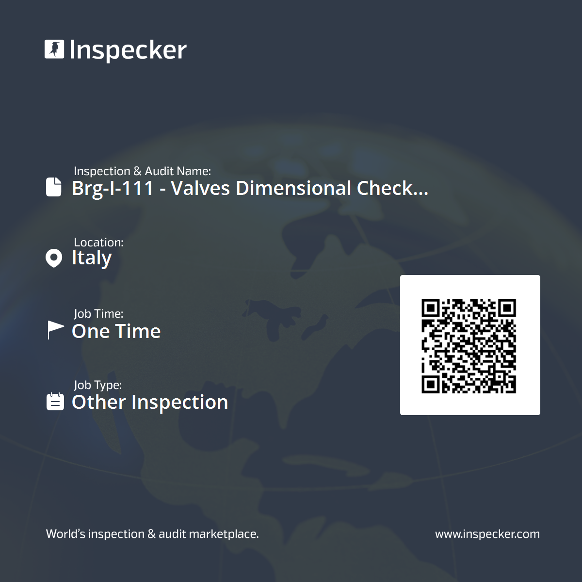 Brg-I-111 - Valves Dimensional Check & Pressure Test - Italy ...